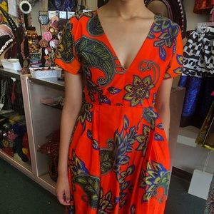 veroex | Dresses | African Ankara Women Knee Length Dress | Poshmark